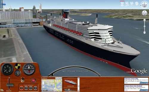 Ships, the Google Earth based ship simulator